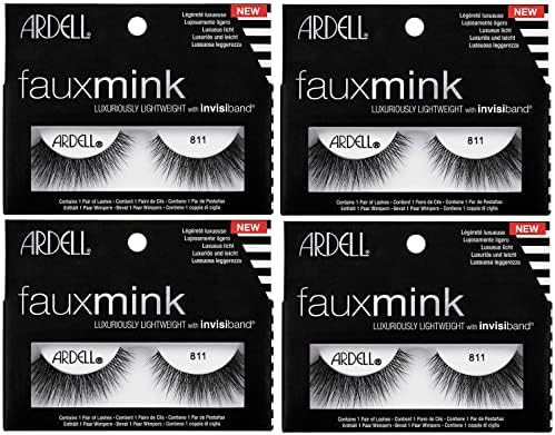 Amazon.com: Ardell Faux Mink Individual Lashes - Long Black ...