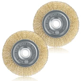2Pcs Patio Cleaner Wire Brush for Ryobi RAC814 Replacement Steel Wire ...
