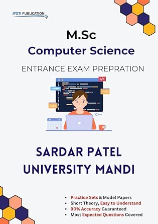 Buy Sardar Patel University Mandi Prepare for M.Sc Computer Science ...