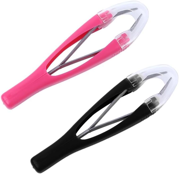 Amazon.com : 2pcs Professional Eyebrow Tweezers Automatically ...