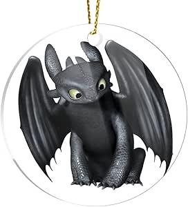 Amazon.com: Ornaments Christmas Tree Toothless Xmas Decor Decorations ...