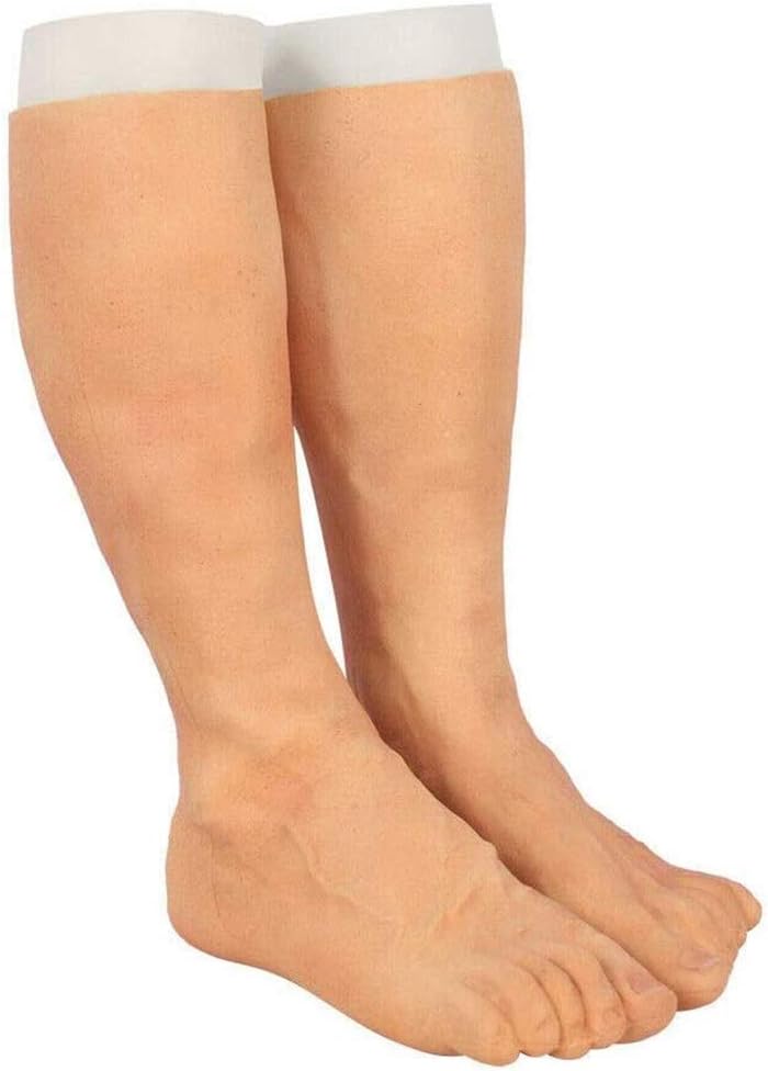 Amazon.com: GaoYunQin Soft Silicone Fake Foot Artificial Feet for ...