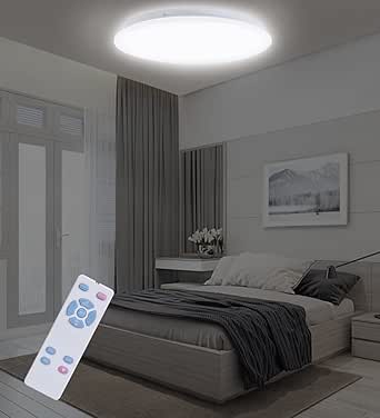 Amazon.co.jp: POOPEE LED Ceiling Light, 13.5 sq ft (6 tatami mats ...