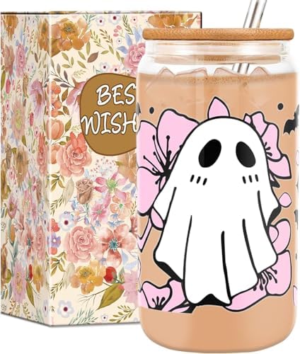 Amazon.com | WECACYD Halloween Pumpkin Ghost Skull Cups - 16 oz ...