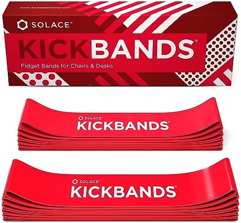 Amazon.com : KICK BANDS Chair Bands for Kids with Fidgety Feet 12-Pack ...