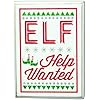 Amazon.com: "Elf Help Wanted" - Hanging or Standing Décor Wood Box Sign ...