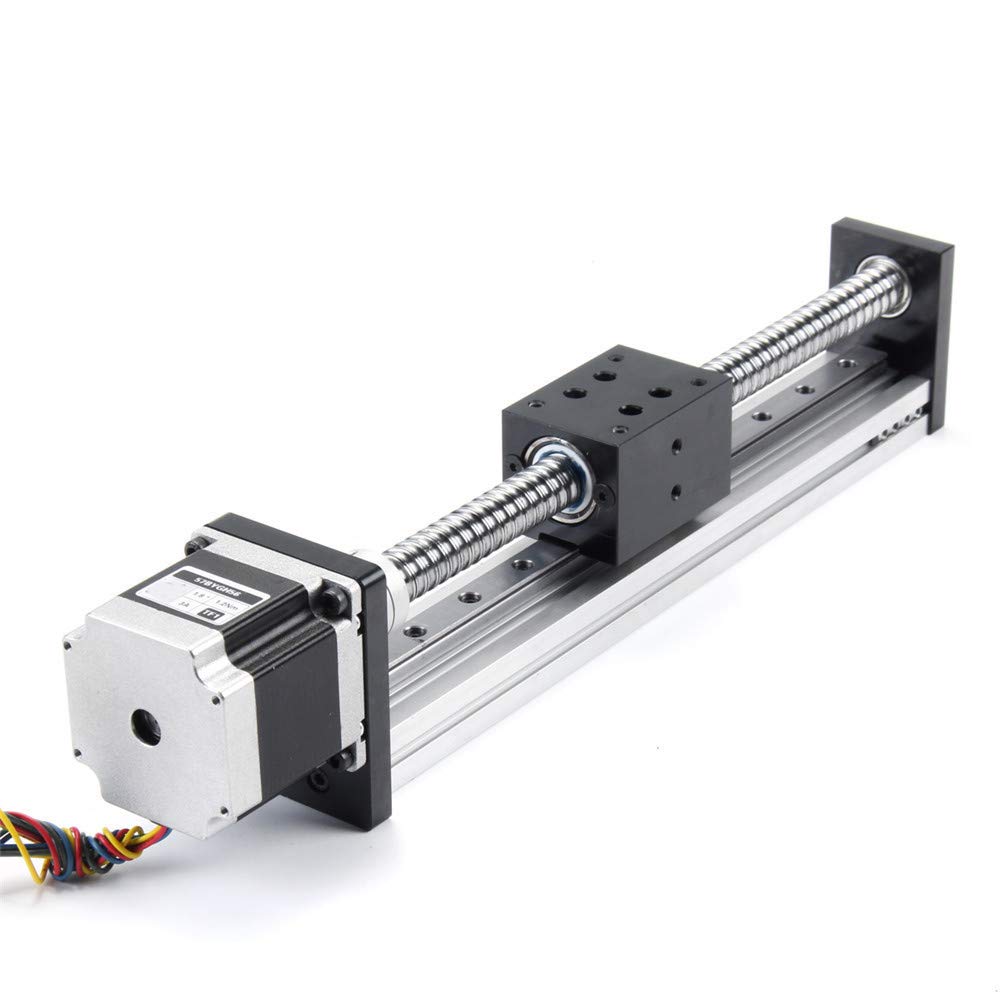 Buy ChaRLes 200Mm Stroke Guide Rail Linear Actuator 1605 Ball Screw ...