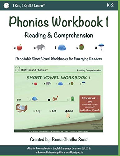Phonics Workbook 1: I See, I Spell, I Learn® - Reading & Spelling ...