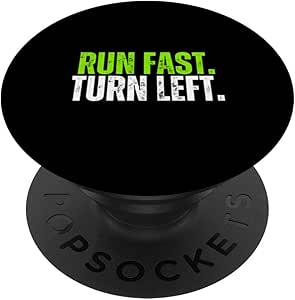 Amazon.com: Runner Motivational Fitness Run Fast Turn Left Print Letter ...