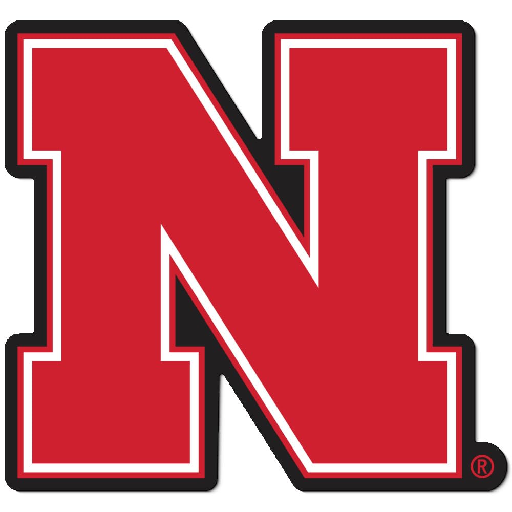 Amazon.com: University of Nebraska Primary Logo Premium 4" Die Cut ...