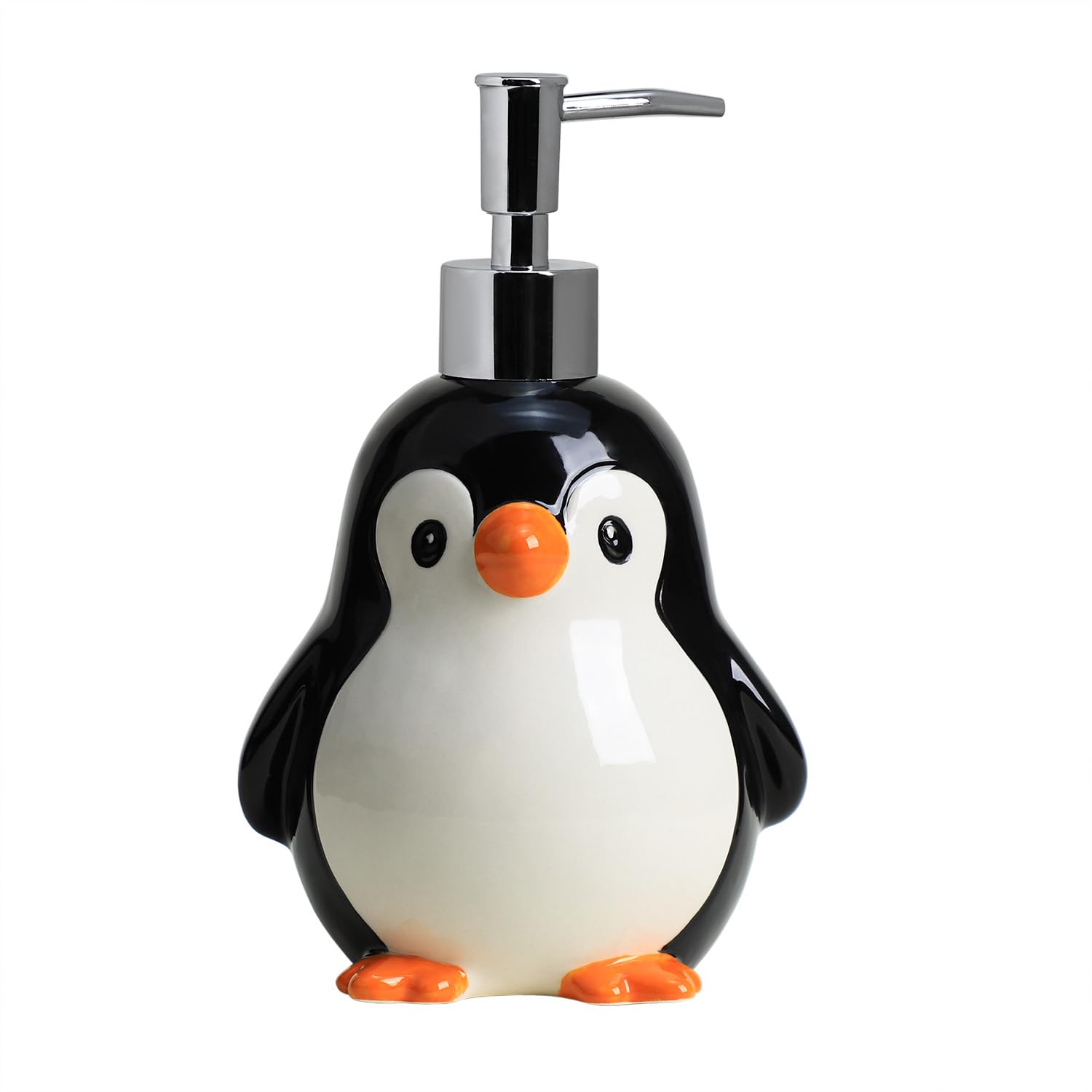 Amazon.com: Colias Wing Ceramic Penguin Shape Soap Dispenser with ...