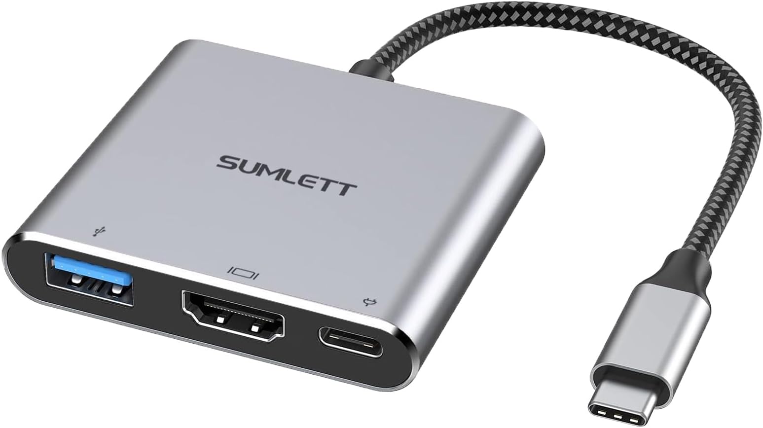 Amazon.com: USB C to HDMI Multiport Adapter with 4K HDMI Output,Type-C ...