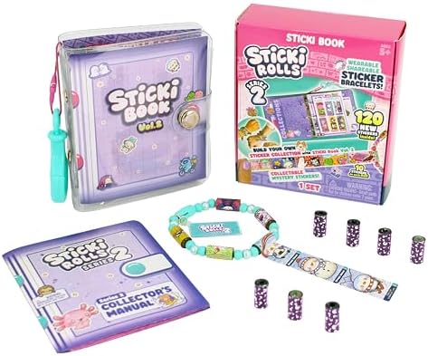 STICKI Rolls Sticki Book - The Original Wearable Shareable Toy Sticker ...
