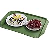 Amazon.com: Qskely Plastic Fast Food Trays for Eating, 17" x 11.8", Set ...