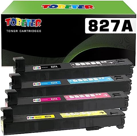 Amazon.com: ToBeter 827A CF300A CF301A CF302A CF303A Remanufactured Toner Cartridge Compatible ...
