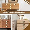 BAOTXHBR 6 pcs Butterfly Shape Knobs Handle Gold Cabinet Knobs ...