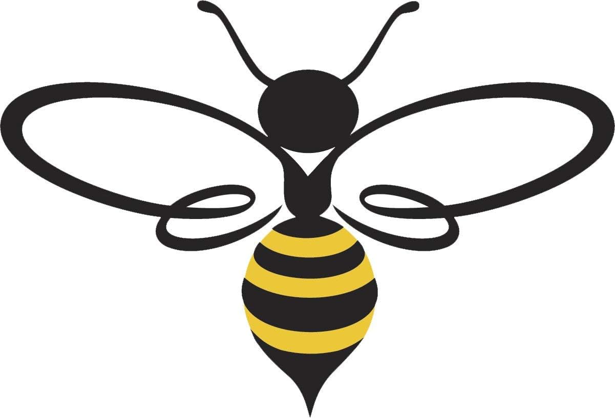 Amazon.com - Bees Sticker Vinyl Waterproof Sticker Decal Car Laptop ...