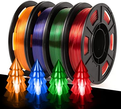 SUNLU PETG Filament Multicolore, 1.75mm d'imprimante 3D, Haute ...