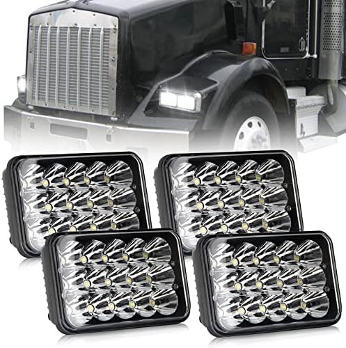 Amazon.com: CO LIGHT 4x6 Led Headlights- Hi/Lo Sealed Beam Replace ...