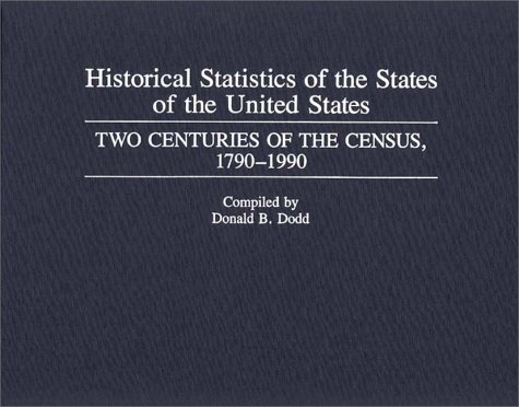 Historical Statistics of the States of the United States: Two Centuries ...
