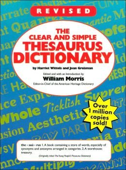 The Clear and Simple Thesaurus Dictionary: Wittels, Harriet ...