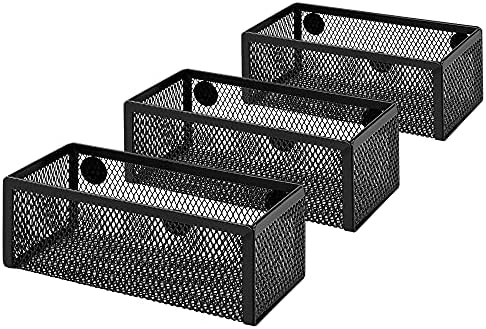 Amazon Basics Mesh Magnetic Storage Bins : Amazon.com.au: Home