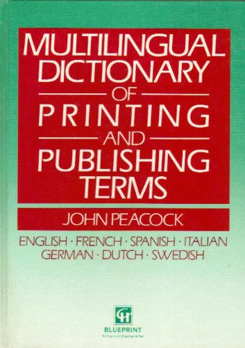 『Multilingual Dictionary of Printing and Publishing Terms: - 読書メーター