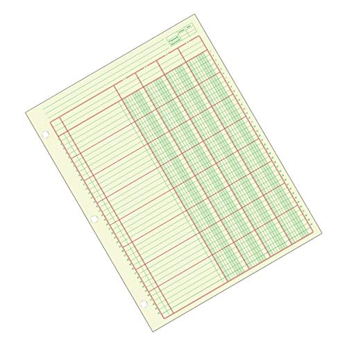 Adams Analysis Pad, 8 1/2" x 11", 100 Pages (50 Sheets), 4 Columns ...