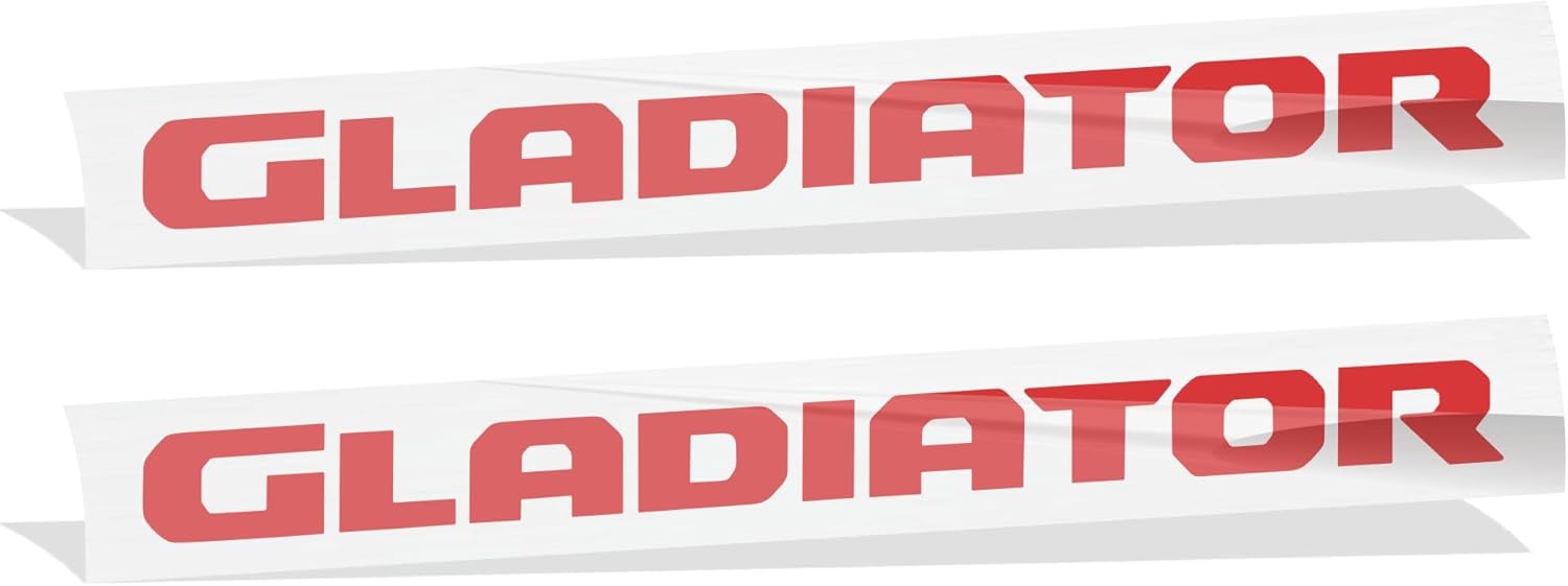 Amazon.com: Reflective Concepts Gladiator Fender Lettering Sticker ...