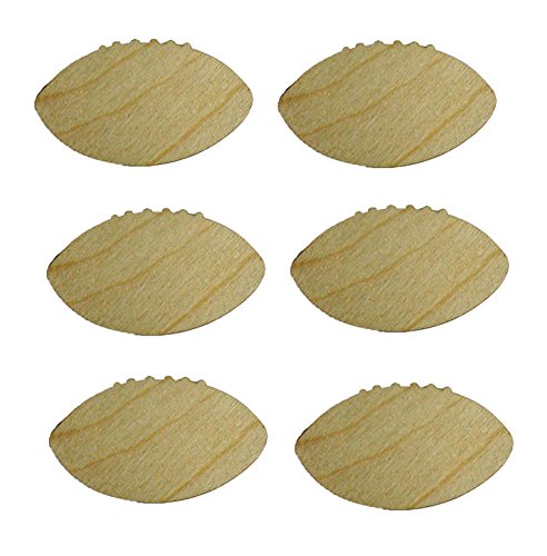 Amazon.com: Football Cut Outs Unfinished Wood Mini Footballs Crafts 3 ...