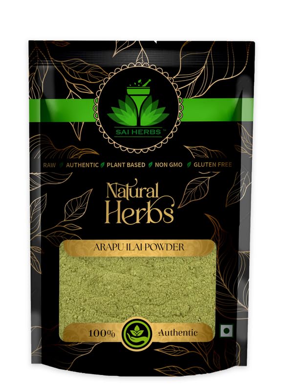 SAI HERBS Arapu Ilai Powder - Dried Oil Cake Tree Leaves Powder - Pure ...