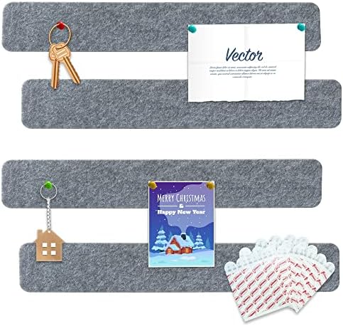 Amazon.com : Felt Pin Boards Bar Strips for Walls Bulletin Board ...