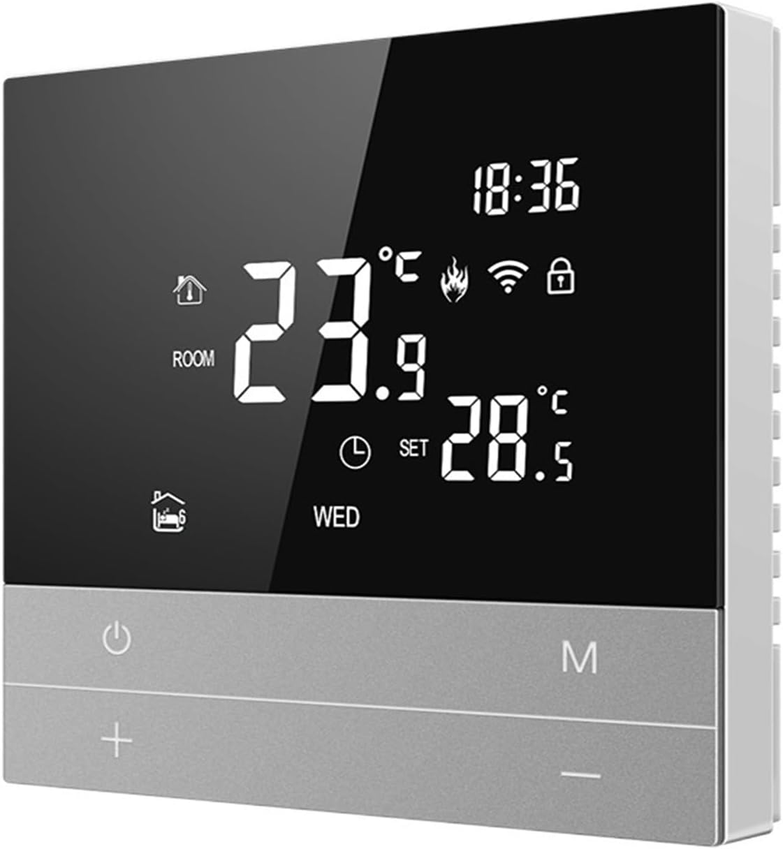 Smart Thermostat, Tuya WiFi Smart Thermostat, Electric Floor/Heating ...