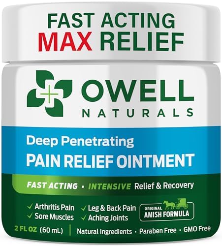 Amazon.com: Amish Origins Pain Relief Ointment 3.5 oz Maximum Strength ...
