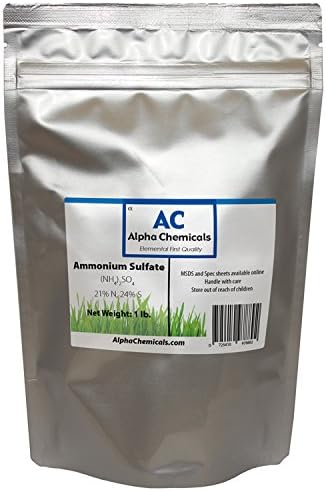 Ammonium Sulfate [(NH4) 2SO4] 99% ACS Grade Powder 1 Lb in Two Space ...