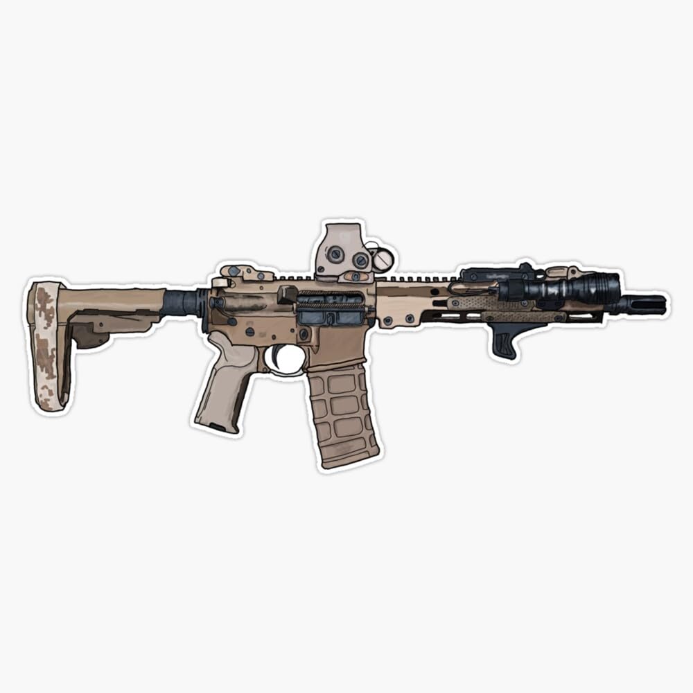 Amazon.com: Ar Series - #3 Sticker Bumper Sticker Vinyl Decal 5 ...