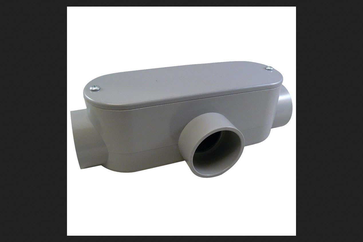 Cantex 5133666 Conduit Outlet Body, Pvc, Lb: Conduit Fittings: Amazon ...