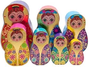 Set Of Seven Girls Russian Doll Storage Boxes - Windhorse : Amazon.co ...