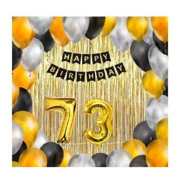 Party-People Birthday Celebration Kit for 73 year old & contains Happy ...