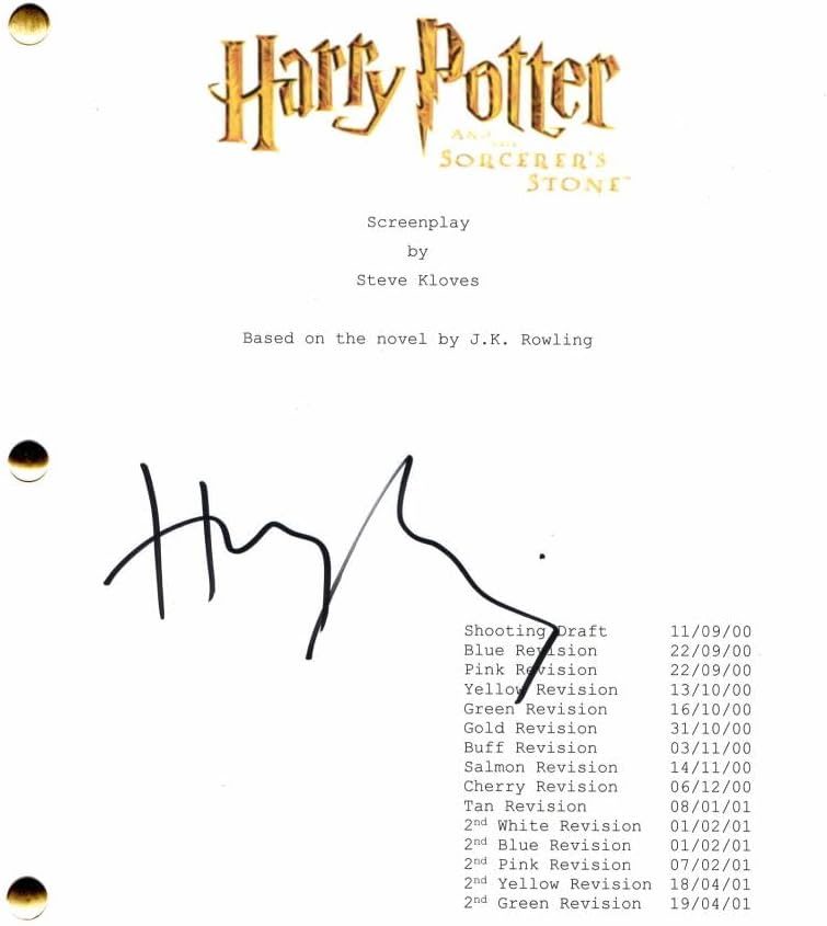HENRY MELLING SIGNED AUTOGRAPH HARRY POTTER AND THE SORCER'S STONE FULL ...