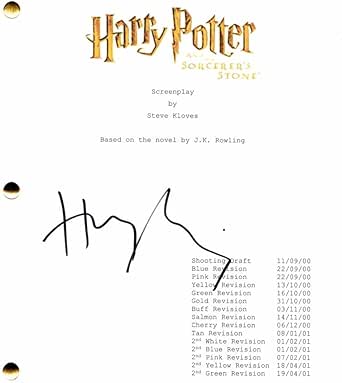 HENRY MELLING SIGNED AUTOGRAPH HARRY POTTER AND THE SORCER'S STONE FULL ...