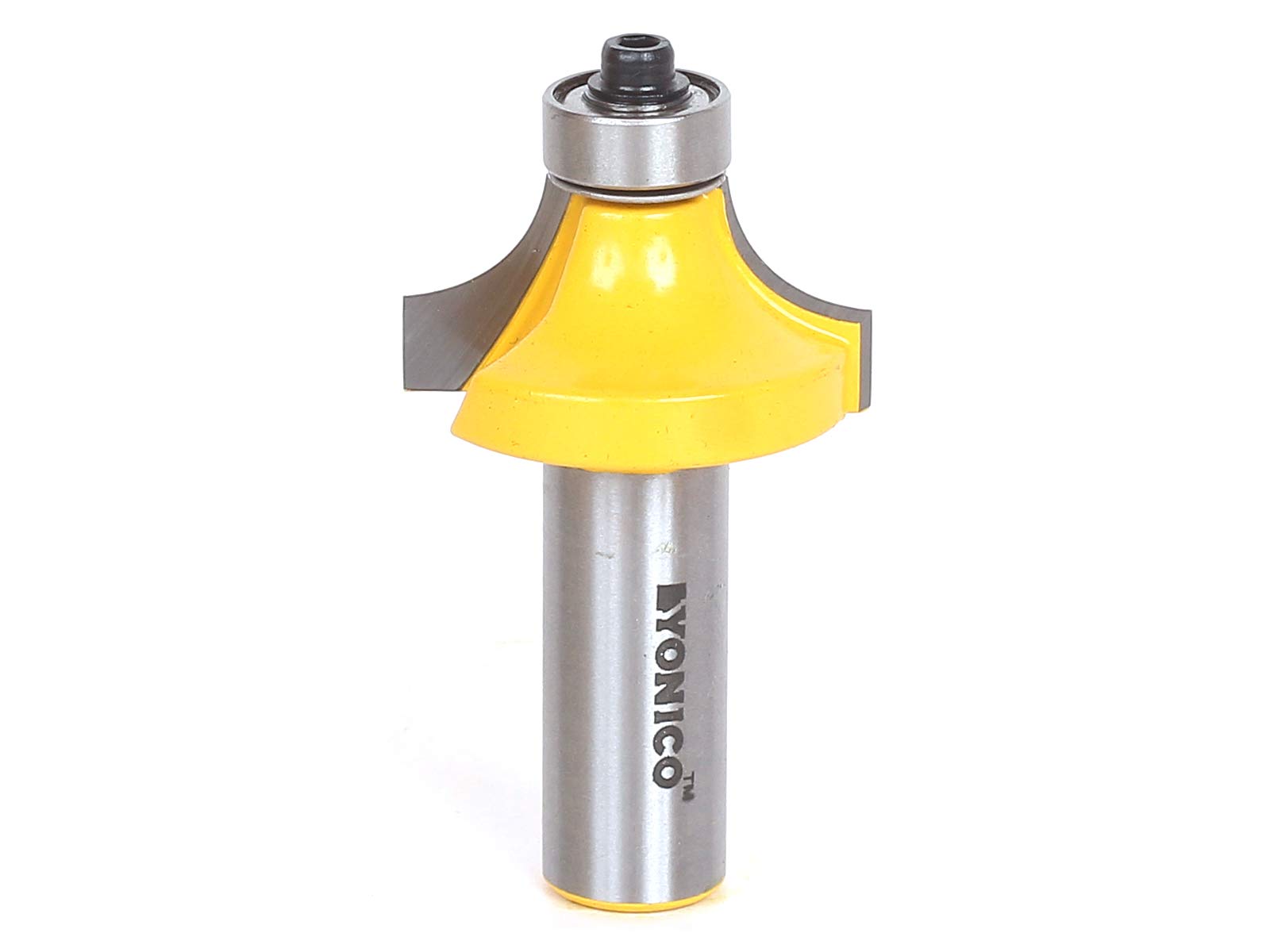 Yonico 13164 - Round Over Edge Forming Router Bit, Radius: 3/8" - 1/2 ...
