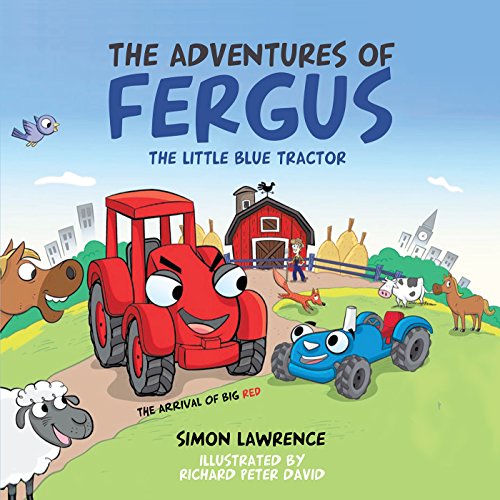 Amazon.com: The Adventures of Fergus: The Little Blue Tractor: Big Red ...
