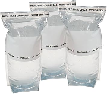 Amazon.com: Survival Water Bags - Outdoors and Camping 1 Liter Stand Up ...