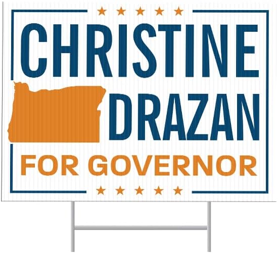 Amazon.com : SignPro Christine Drazan For Governor Yard Sign ...