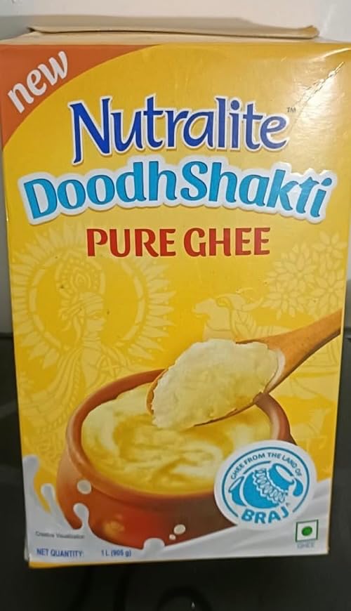Nutralite Doodhshakti Pure Ghee | from Braj Bhoomi | 1 Litre : Amazon ...