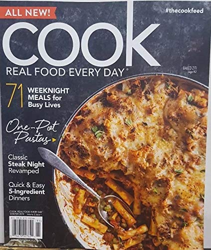 Cook Real Food Every Day Magazine Winter 2019 One Pot Pastas (71 ...