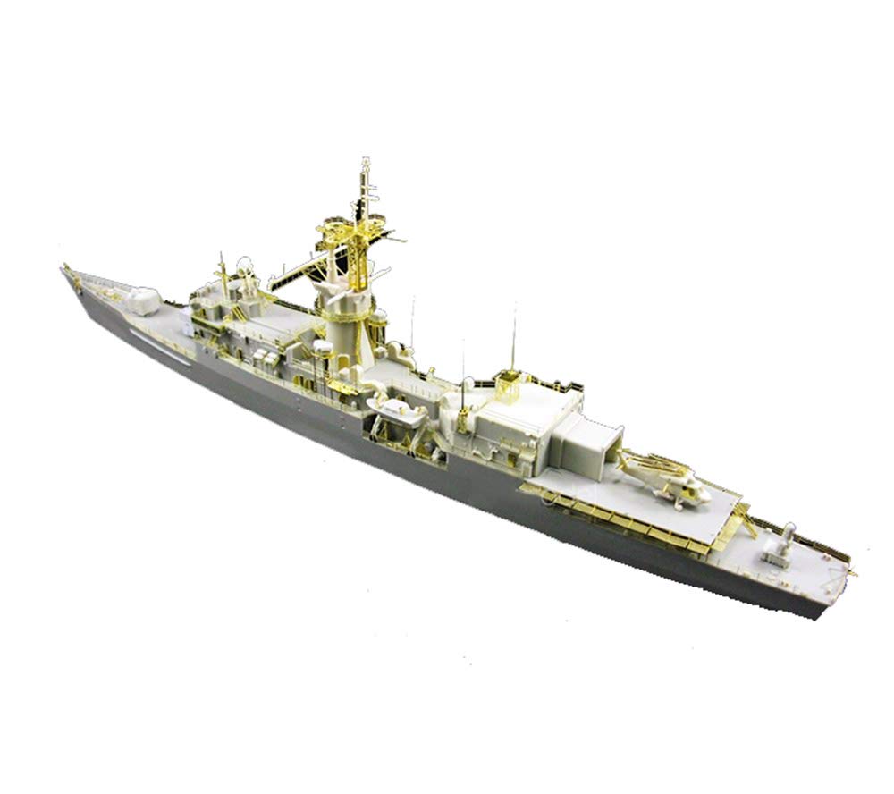 Buy Frigate Model Toys, 1350 Scale USS KNOX Class Frigate Rubber Puzzle ...
