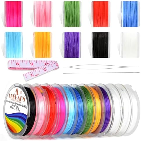 Amazon.com: EuTengHao 10 Packs Crystal String 0.8mm Elastic String ...