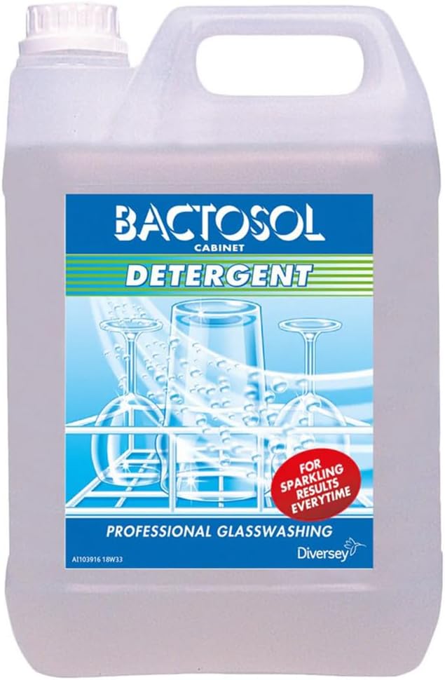 Bactosol 1 x 5L Professional Glass Washing Detergent With Welari Thank ...